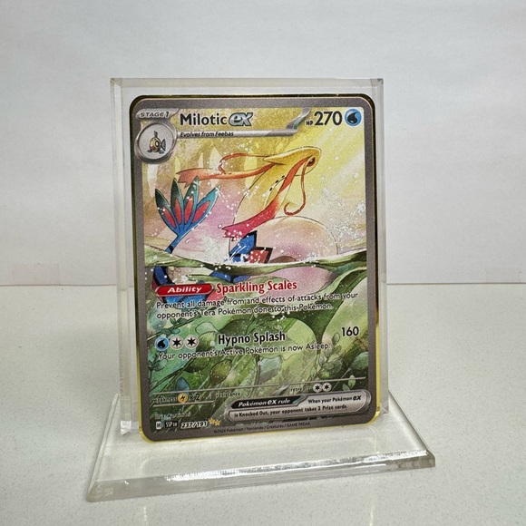 Pokemon | Other | Pokemon Milotic Ex 23791 Gold Metal Card ...